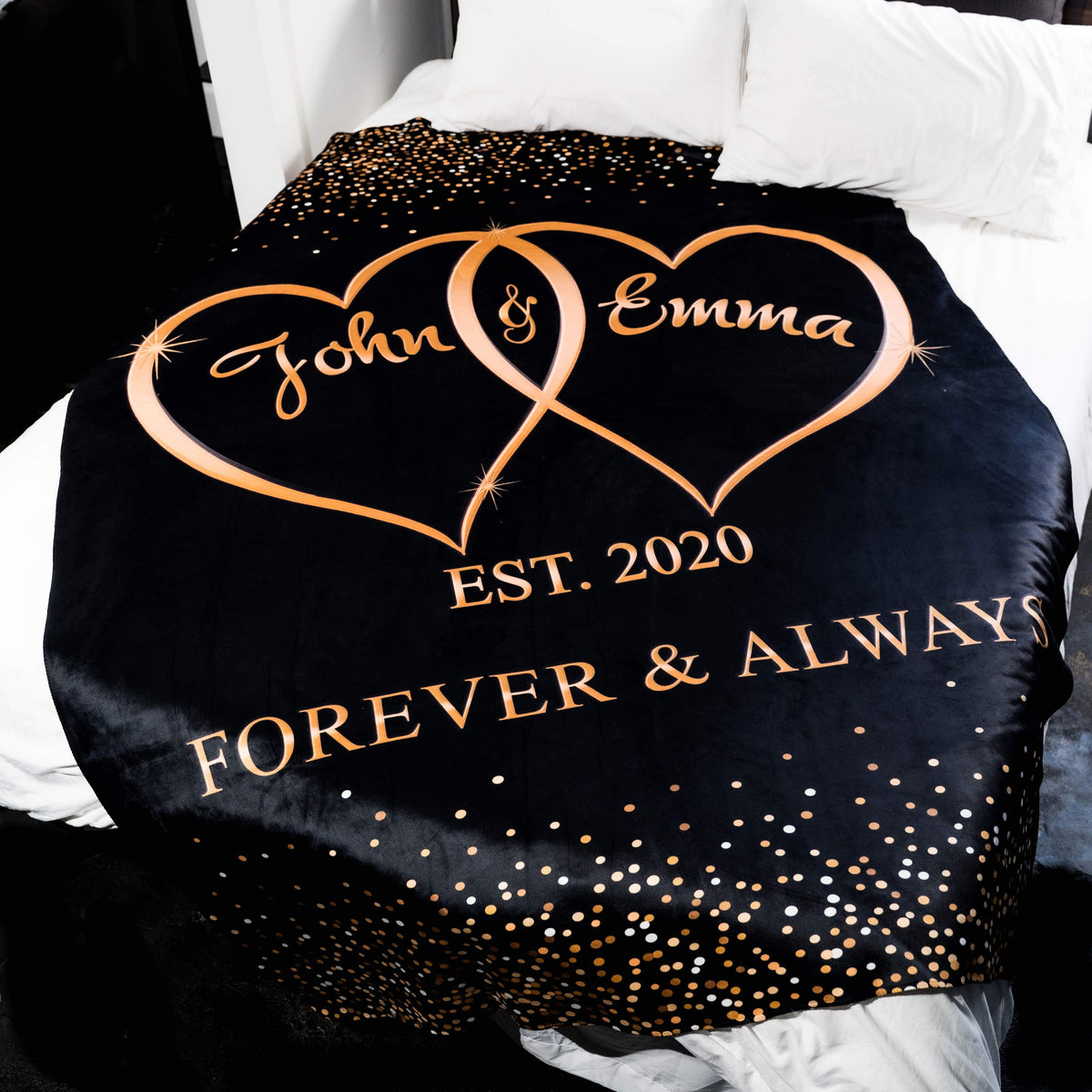 Premium Quality Personalized Blanket for Couples | Couple Desires